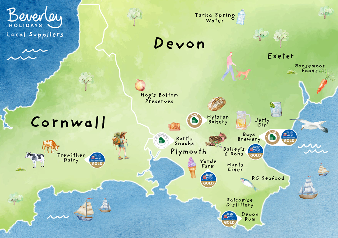 Taste Local Food and Drink in Devon | Beverley Holidays
